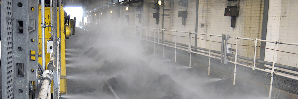 High-Pressure Fogging Systems for Dust Suppression