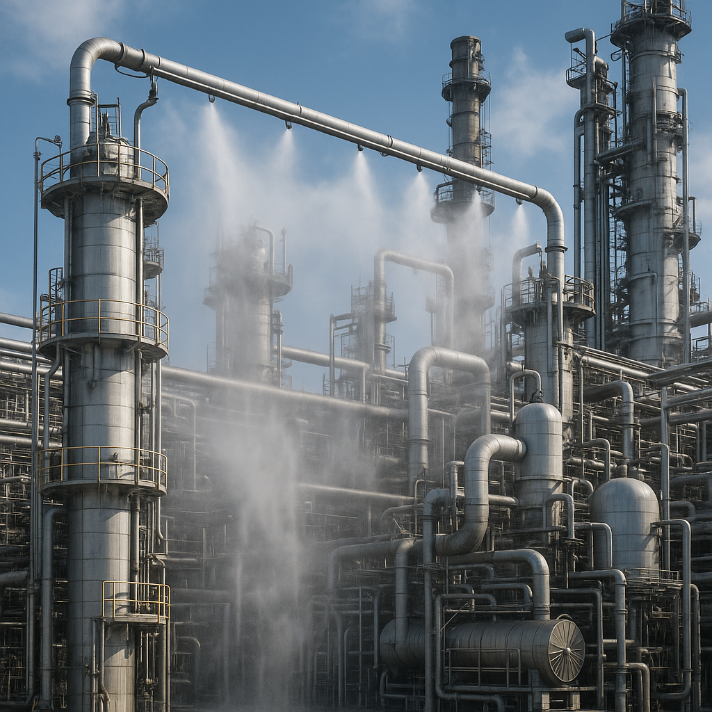 Mist cooling system in chemical plants | Synergy Spray Systems