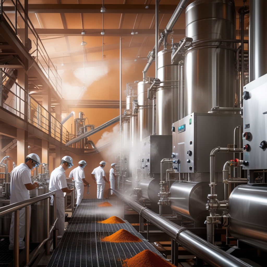 Mist cooling system in spices extraction plants | Synergy Spray Systems