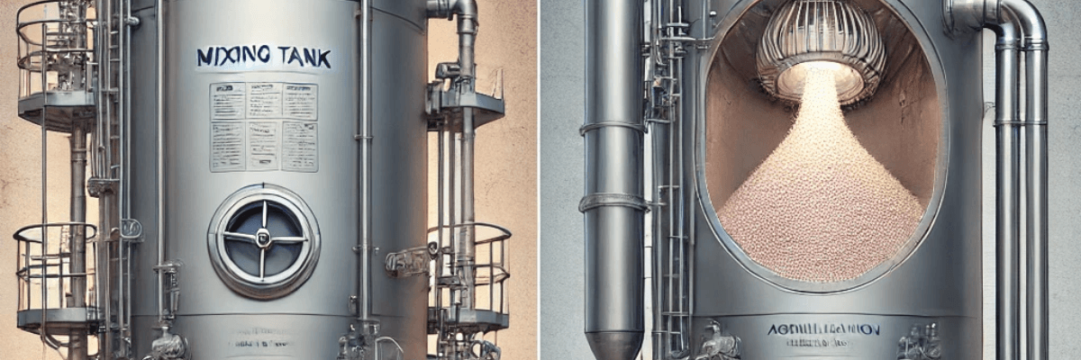 Mixing tank vs agglomeration tank | Synergy Spray Systems Mixing Tank ...